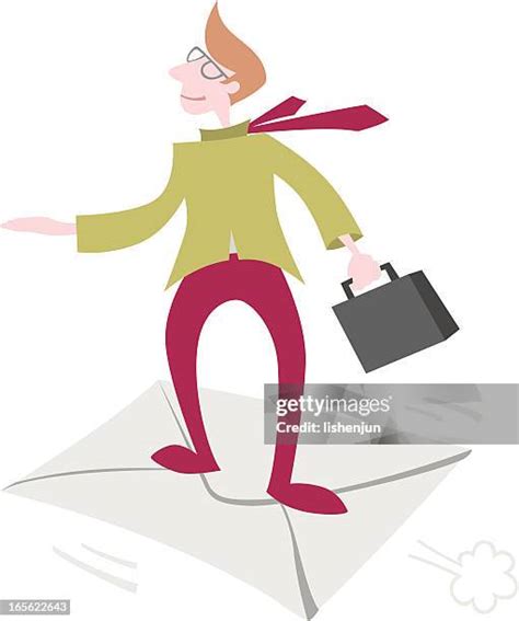 Flying Email Cartoon Photos And Premium High Res Pictures Getty Images
