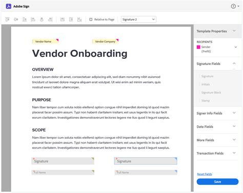 Send Documents For Signature With Adobe Sign And Google Sheets