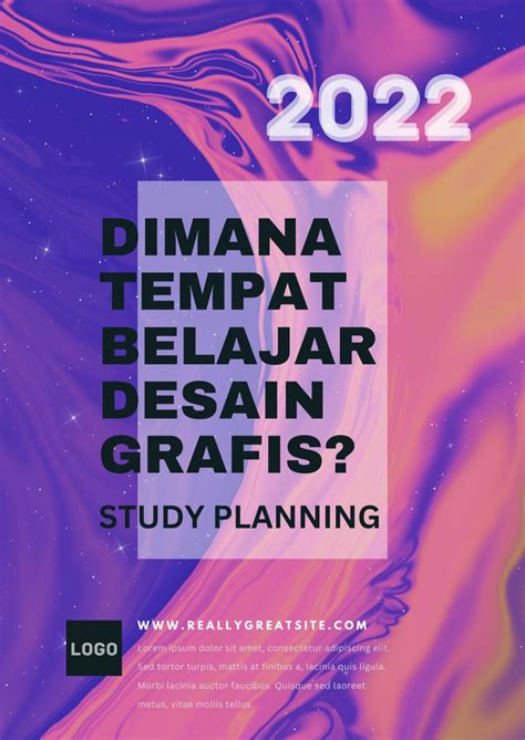 Cara Membuat Desain Poster Di Canva Tema Belajar Di Masa Pan