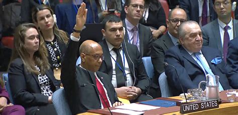 Breaking Us Vetoes Palestinian Membership Resolution At Un Security