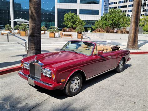 1987 Rolls Royce Corniche Ii Convertible Vintage Car Collector