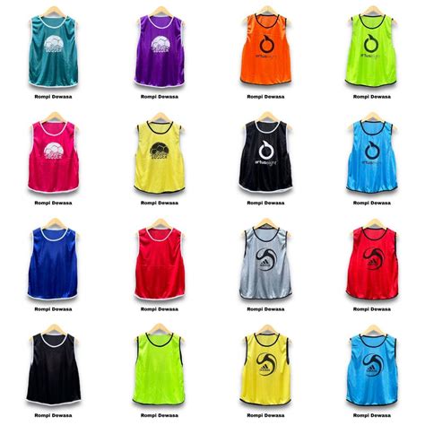Jual Rompi Dewasa Rompi Futsal Pria Wanita Rompi Bola Cowo Cewe