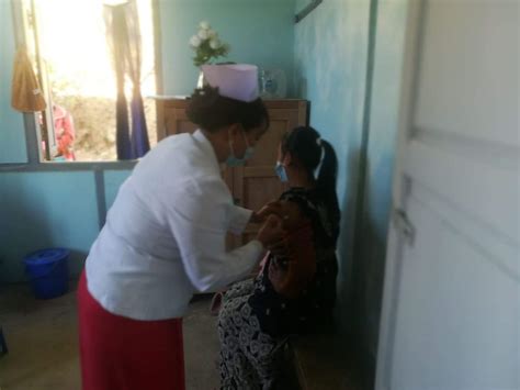 လဟယ်မြို့တွင် အသက် ၂ လမှ ၁ နှစ်နှင့် ၆ လအထိ ကလေးသူငယ်များနှင့် ကိုယ်ဝန်ဆောင်မိခင်များ ပုံမှန