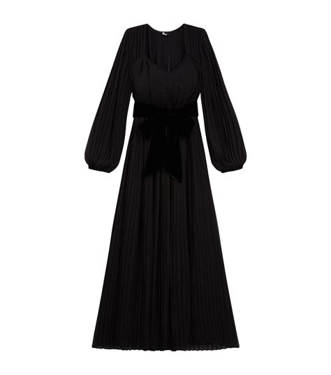 Womens The Kooples Black Belted Long Sleeved Dress Harrods
