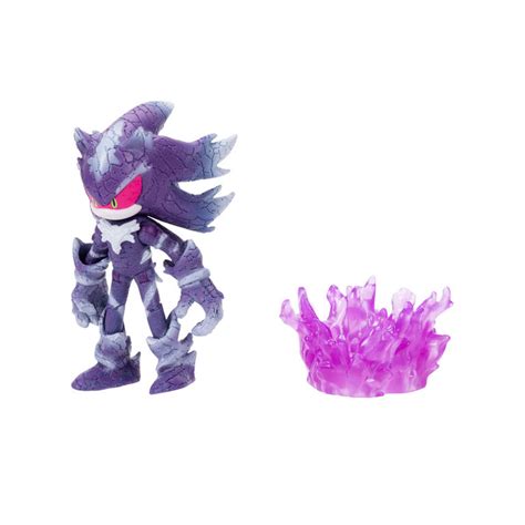 Sonic 4 Inch Figure Mephiles The Dark With Purple Mist Base Toys R