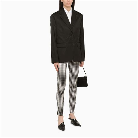Prada Black Re Nylon Blazer Thedoublef