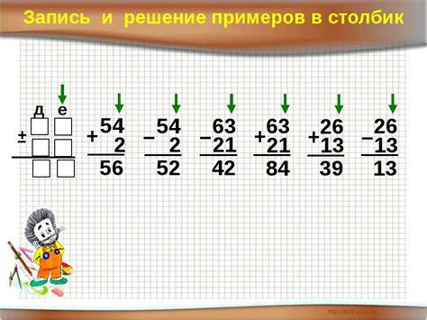 Примеры в столбик для 4 класса по математике примеры на умножение и