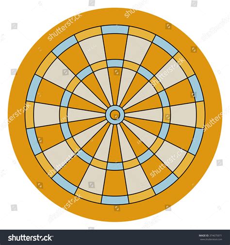 Dartboard Design Stock Vector Royalty Free Shutterstock