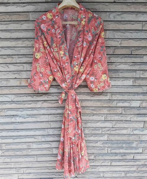 Long Kimono Night Robe Long Gown Kimonos Bathrobes Soft Gowns Maternity