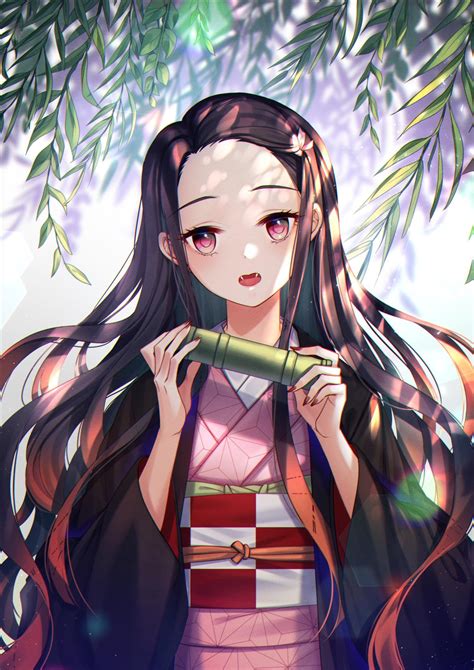 Nezuko With Her Mouth Guard Off Nezuko