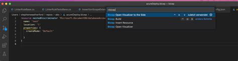 Vs Code Command Palette Commands · Issue 1182 · Azurebicep · Github