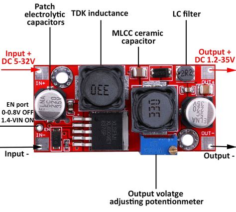 Buck Boost Converter Yeeco Step Up Down Voltage Regulator Dc Desertcart Norway