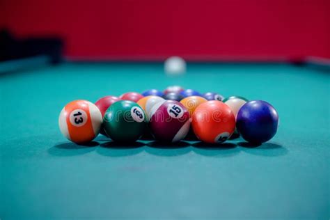 Balls Set Up Pool Table Stock Photos Download Royalty Free Photos