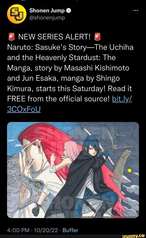 G Shonen Jump Shonenjump New Series Alert Naruto Sasukes Story The Uchiha And The