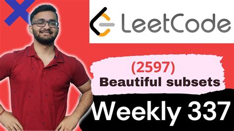 2597 The Number Of Beautiful Subsets Weekly Contest 337 Leetcode