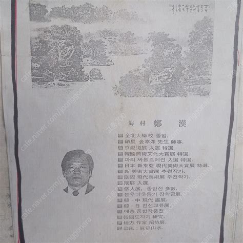 대형 그림 여러점 팝니다 한국화 동양화 산수화 예술작품 골동품 수집 중고나라
