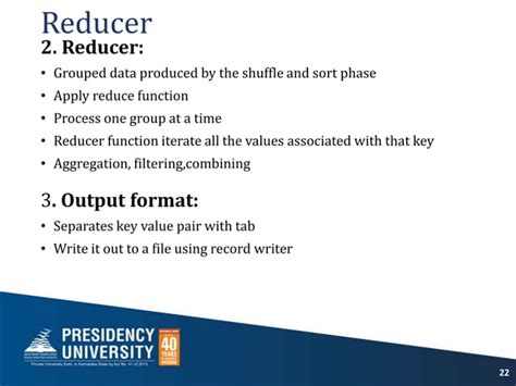 Hadoop Map Reduce From The Subject Big Data Analytics Ppt