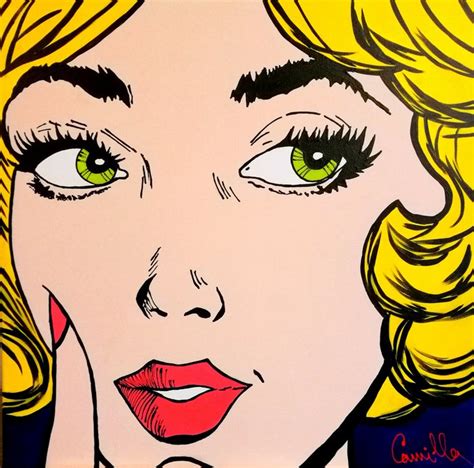 Camilla Mamedova Pop Art Girl Blond Catawiki