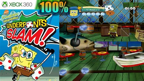 Spongebob Squarepants Underpants Slam [59] 100 Xbox 360 Longplay