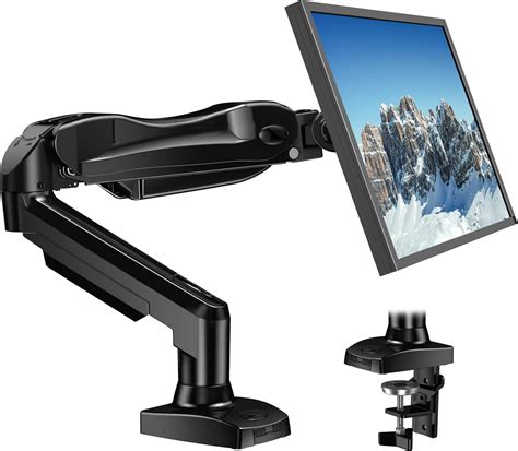 HUANUO Support Ecran PC Bras pour Écran PC Rotatif à 360 pour Écrans
