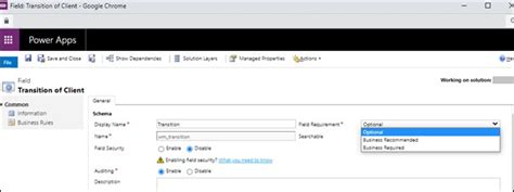 How To Fix Field Requirement On Entity And Field Level For Power Apps Barhead Solutions