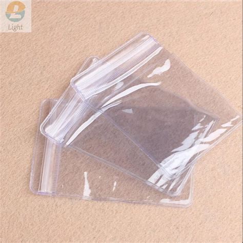 Clear Pvc Coin Bags 100 Pack 40x60mm Sealable Plastic Storage