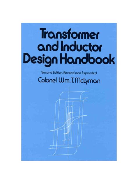 Transformer And Inductor Design Handbook Pdf