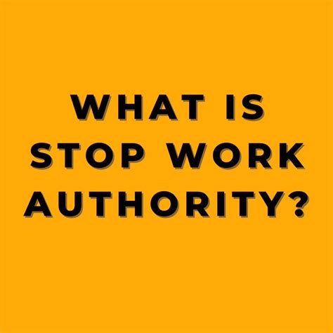 What Is Stop Work Authority Online Safety Trainer