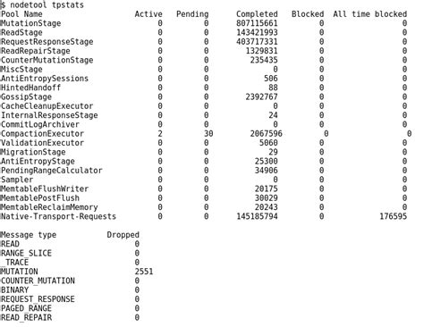 Cassandra Health Check Seconde Partie Cassandra Et Nodetool