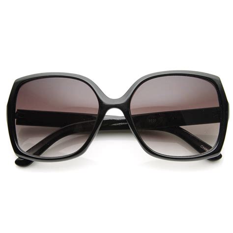 Womens Designer Inspired Square Frame Sunglasses Zerouv