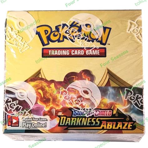 Jual Tcg Pokemon Darkness Ablaze Booster Box 36pcs English Original