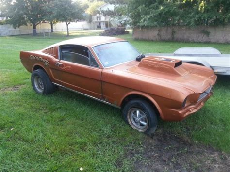 1966 Mustang Fastback Old Gasser Needs Restoration No Reserve Barn