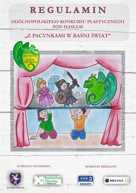 Z pacynkami w baśni świat Szkoła Podstawowa w Łękińsku