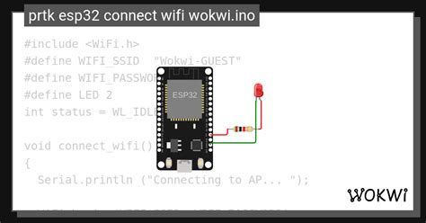 Prtk Esp32 Connect Wifi Wokwi Ino Wokwi ESP32 STM32 Arduino Simulator