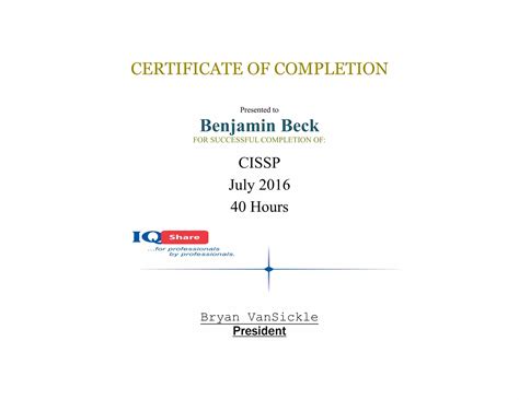 Cissp Certificate Ppt