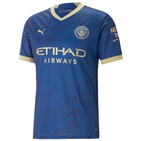 Camisa Manchester City 23 24 Torcedor Masculina Azul