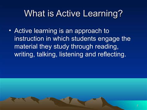 Active Learning Powerpoint Presentation Ppt