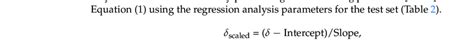 Empirical Scaling Factors Obtained By The Linear Regression Analysis Of Download Scientific