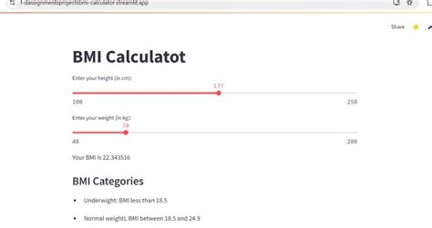 Python Streamlit Bmi Giaic Learningbydoing Pakistantech Ai