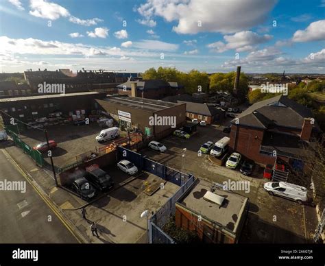 Aerial Photograph Of Longton Police Station And Surrounding Areas Stock