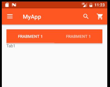 Android Studio Actionbar With Tabs Inside A Fragment Stack Overflow