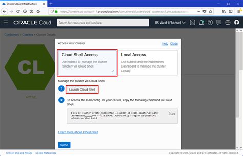 Access A Kubernetes Cluster Using Cloud Shell