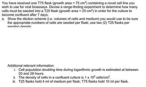 You Have Received One 175 Flask Growth Area 75