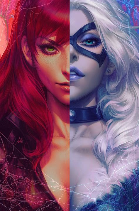 Black Cat Felicia Hardy And Mary Jane Watson Marvel And 1 More