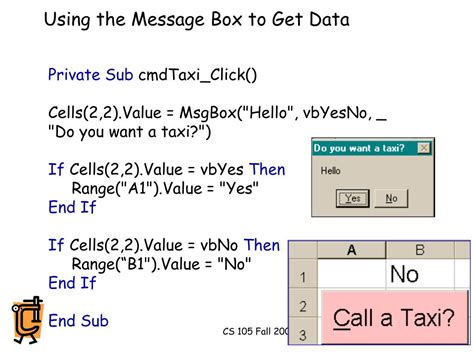PPT VBA Objects Message Boxes As Functions PowerPoint Presentation Free Download ID