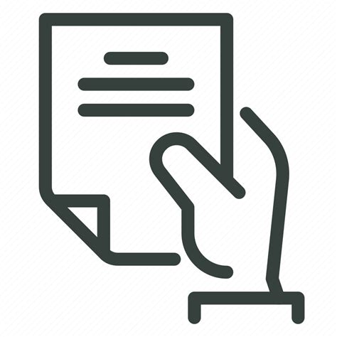Request Appeal Hand Paperwork File Submission Document Icon