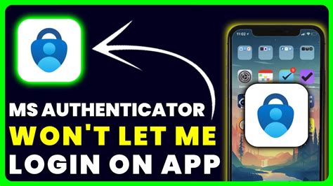 FIX Microsoft Authenticator App Not Letting Me Log In YouTube