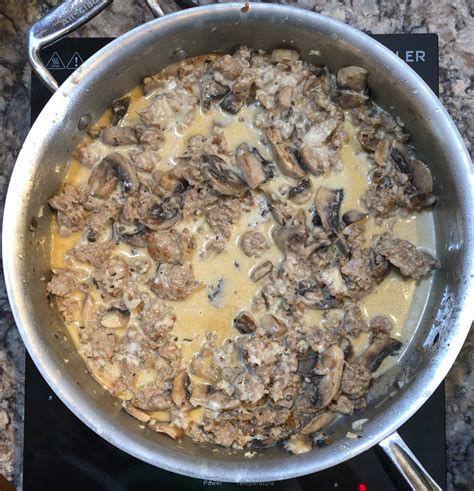 Sausage And Mushroom Penne Gratin Cookingwithdfg