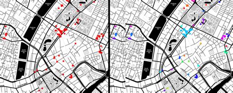 Stops Are Spatially Clustered Into Places Using The Dbscan Clustering