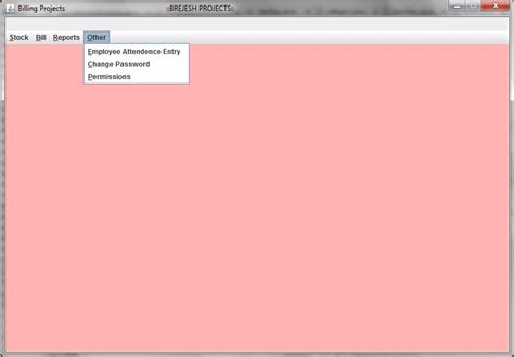 Core Java Billing System